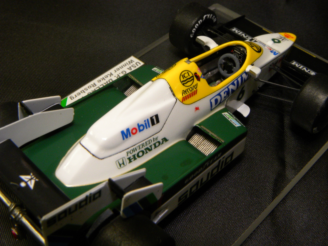 NO.120 WILIAMS HONDA FW09 USA G.P 1984 K.Rosberg: F1 1/43MODELの部屋へようこそ